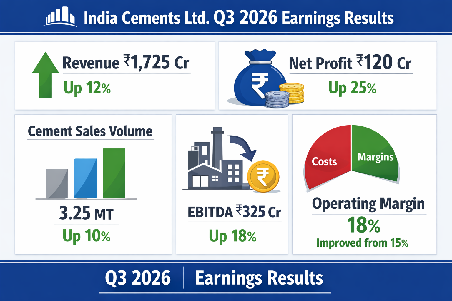 India Cements Ltd Q3 FY26 Resilient 25% Volume Growth and Operational ...